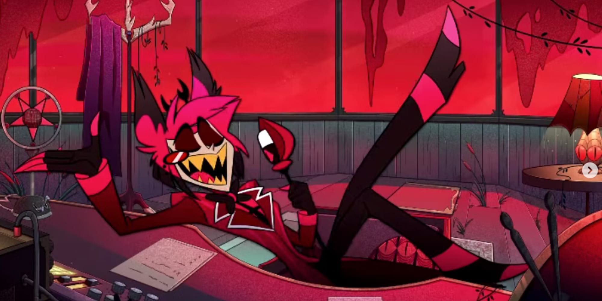 Alastor Hazbin Hotel Profile Picture/alastor Flag Hazbin Hotel