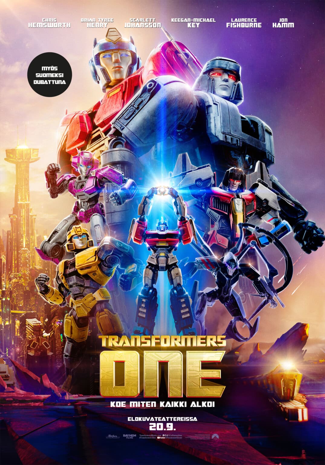 Transformers One – elokuvan arvostelu - Episodi.fi